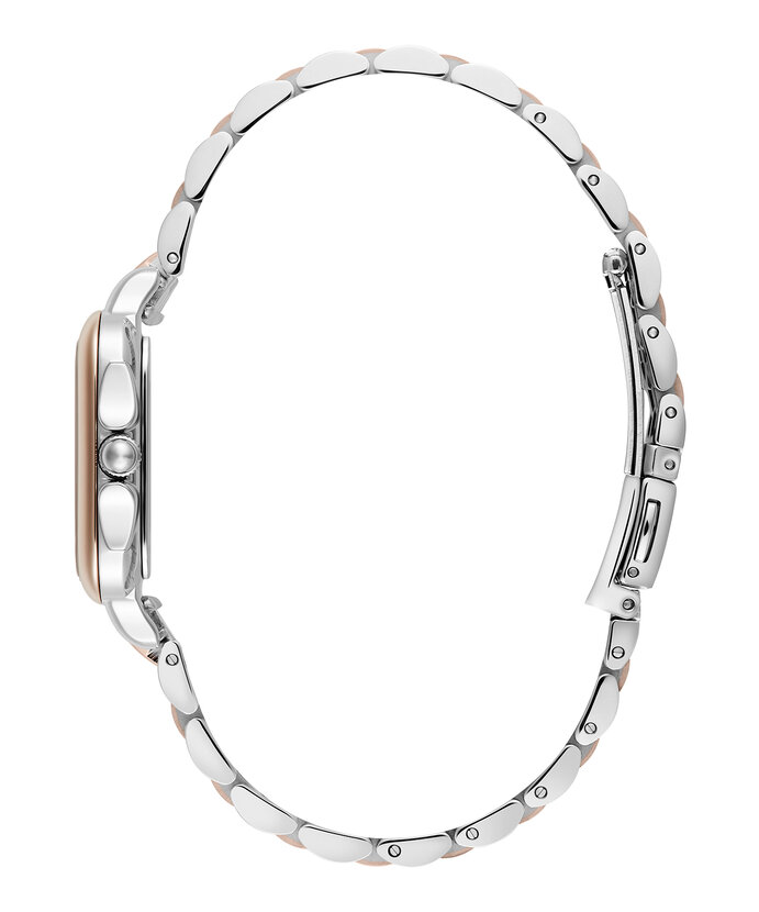 Classic 28mm Grosvenor White & Two Tone Bracelet Watch | Olivia Burton ...